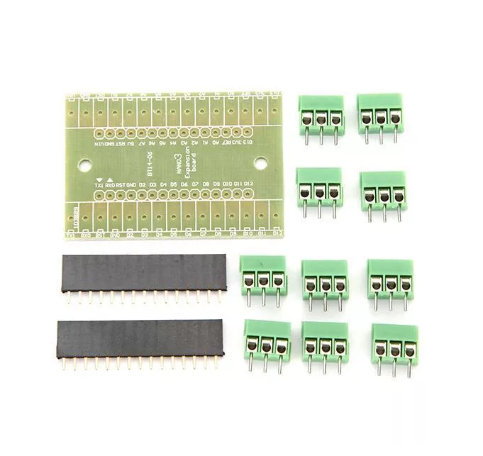 Arduino Nano Expansion (Screw terminal Breakout) board – JvZ Digital ...