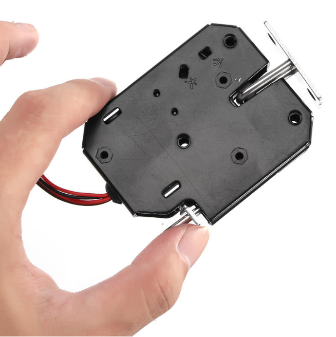 12V Electronic Lock With Latch – JvZ Digital Sourcing