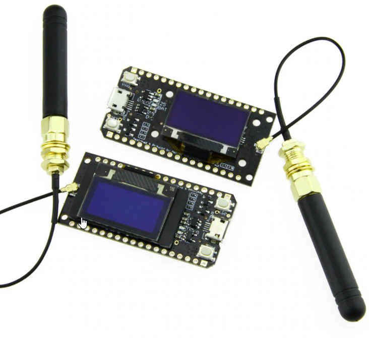 2 X ESP32 + 868 LoRa + OLED display – JvZ Digital Sourcing