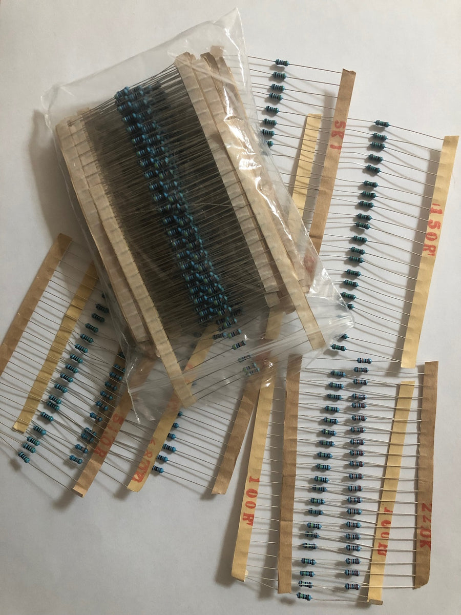 1/4 Watt Resistor Kit 600pcs, 30 types – JvZ Digital Sourcing